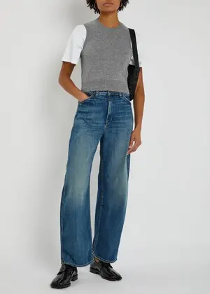 NILI LOTAN Cashmere Round-neck Vest