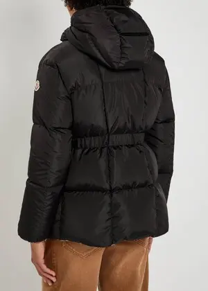 Moncler Quilted Hooded Jacket - Black