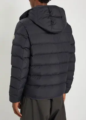 Moncler Montbrocq Quilted Hooded Jacket - Navy