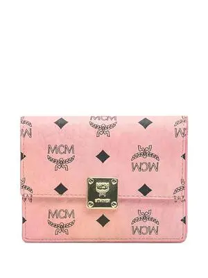 Mcm Aren Chain Wallet - Pink