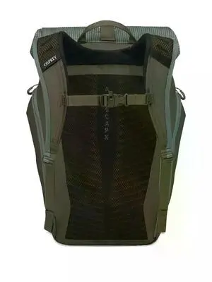 OSPREY Roll-top Grid-pattern Backpack