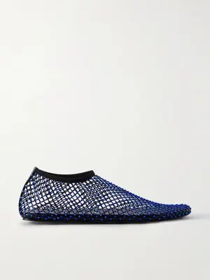Christopher Esber Minette Crystal-embellished Ballet Flats