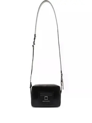 WOOYOUNGMI Logo-print Rectangular Crossbody Bag - Black