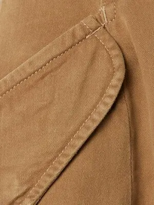 R13 Gathered Cotton-twill Straight-leg Cargo Pants