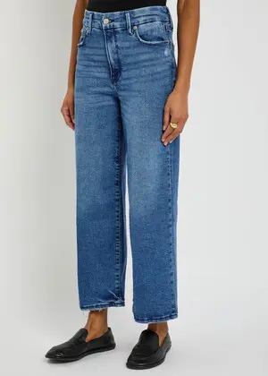 Good American High-rise Wide-leg Jeans
