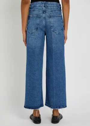 Good American High-rise Wide-leg Jeans