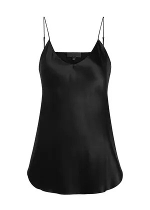 NILI LOTAN Isabella Silk-satin Top