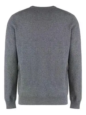 MOORER Orvieto Cashmere Crew Neck Sweater - Grey