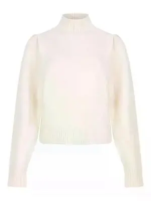 MARANT ETOILE High-neck Puff-sleeve Sweater
