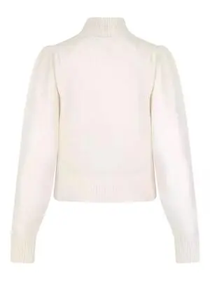 MARANT ETOILE High-neck Puff-sleeve Sweater