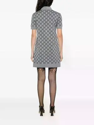 Gucci Gg-pattern Mini Dress