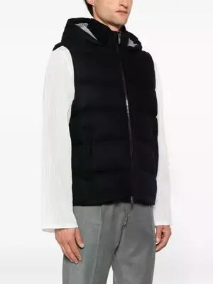 Peserico Hooded Quilted Vest