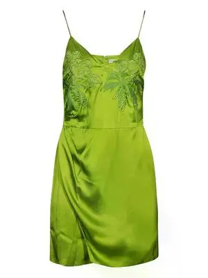 Ermanno Scervino Embroidered Slip Mini Dress