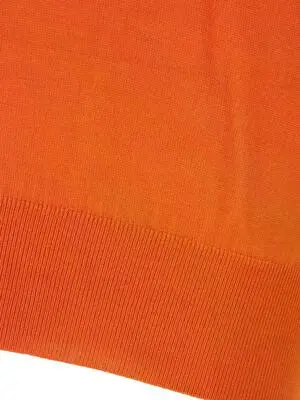 Saint Laurent Turtleneck Long Sleeve Sweater - Orange