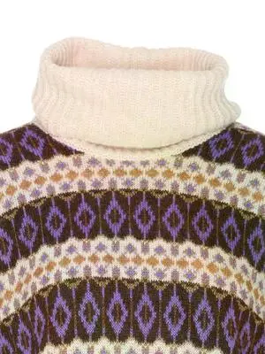 Liu Jo Patterned High-neck Sweater