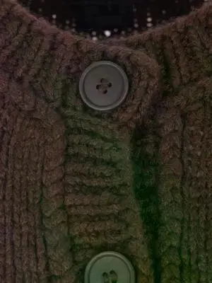 WOMMELSDORFF BERLIN Patch-pocket Button Cashmere Cardigan