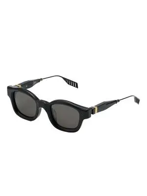 T HENRI EYEWEAR Rectangular Sunglasses With Gold-tone Detailing