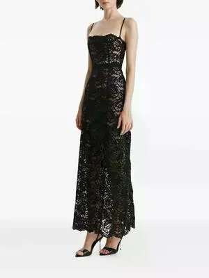 2310 STUDIO Lace-insert Sleeveless Maxi Dress