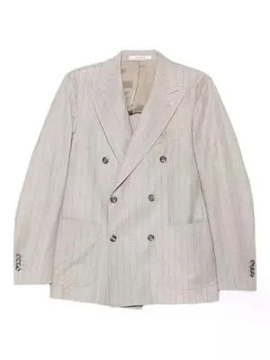 Tagliatore Pinstripe Double-breasted Suit - Neutrals