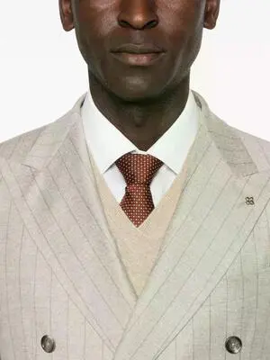 Tagliatore Pinstripe Double-breasted Suit - Neutrals