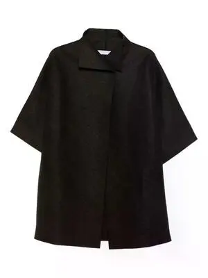 Harris Wharf London Short-sleeve Collared Coat
