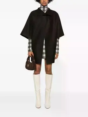 Harris Wharf London Short-sleeve Collared Coat