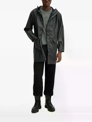 Herschel Supply Co. Hooded Flap-pocket Raincoat