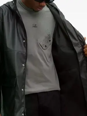 Herschel Supply Co. Hooded Flap-pocket Raincoat
