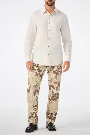 Mr Turk Aaron Long Sleeve Button-up Shirt - Poplar
