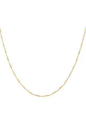 BEARFRUIT JEWELRY Sterling 18k -plated Juliana Necklace - Gold