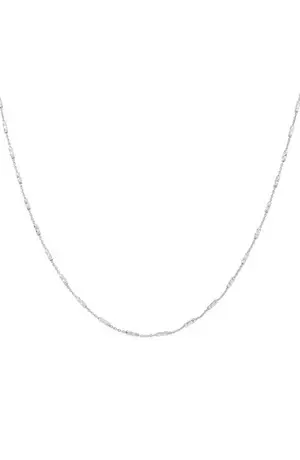 BEARFRUIT JEWELRY Sterling 18k -plated Juliana Necklace - Silver
