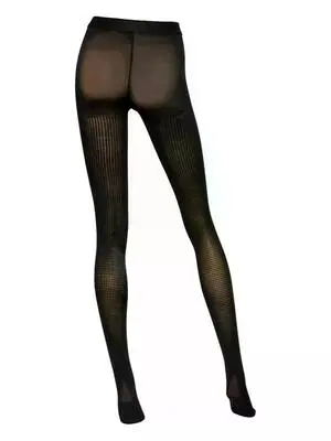 SERGIO ROSSI Rhinestone-embellished Stretch Tights