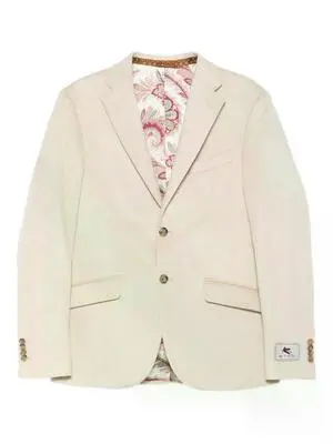 Etro Paisley-lined Cashmere Jacket