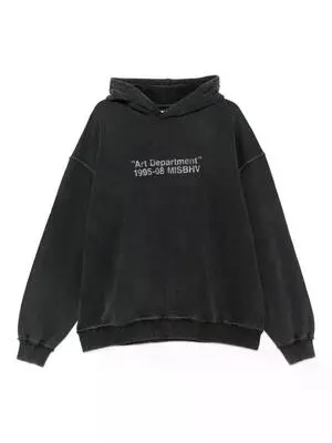 MISBHV Frayed-hem Hoodie