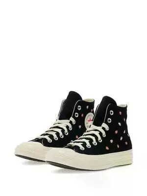 CONVERSE Strawberry-embroidered High-top Sneakers