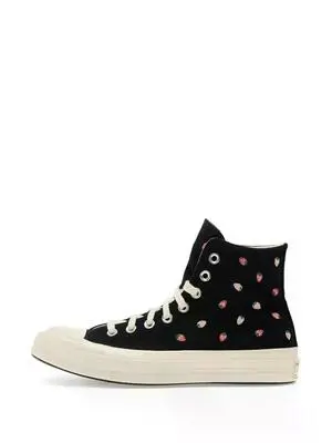 CONVERSE Strawberry-embroidered High-top Sneakers