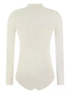 Magda Butrym Collar-embroidered Bodysuit
