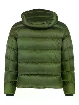MOORER Hooded Quilted Down Jacket - Green