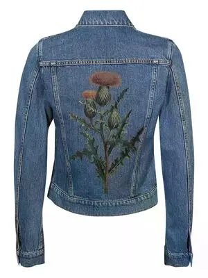 LANVIN Rabbit-patch Denim Jacket