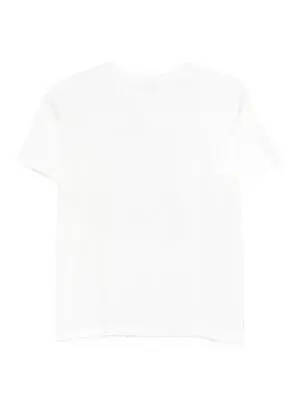 PARLOR Lace-banded Cotton T-shirt