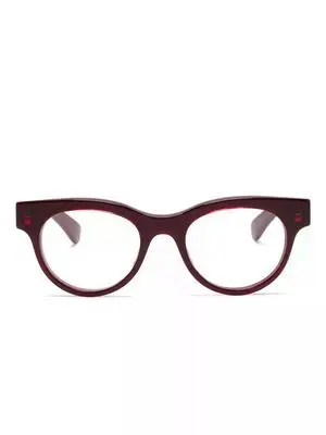 Gucci Round Frame Eyeglasses - 004 Red