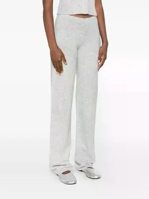 AYA MUSE Cashmere-blend Trousers - Grey