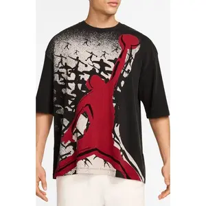 JORDAN Reissue Oversize Graphic T-shirt - Black/gym Red