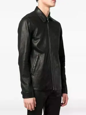 Rick Owens Zip-front Leather Jacket