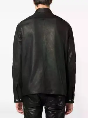 Rick Owens Zip-front Leather Jacket