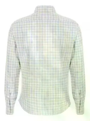 BARBA NAPOLI Checked Button-down Shirt