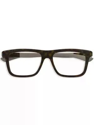 Gucci Square-frame Glasses - Brown