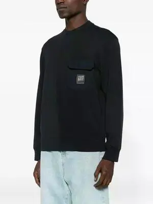 Emporio Armani Patch-pocket Crew-neck Sweater