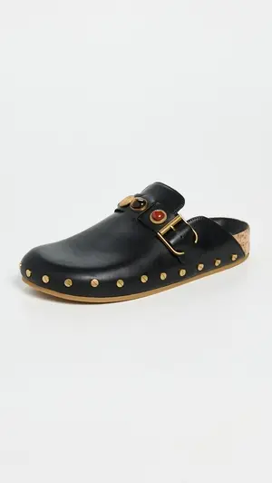Veronica Beard Fern Charm Clogs - Black | Editorialist display picture 1
