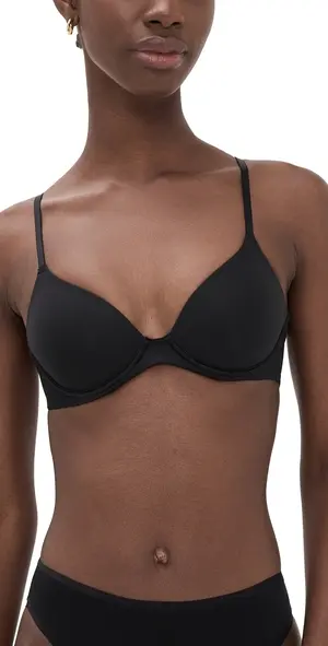 Natori Soft Focus Convertible Demi T-shirt Bra - Black